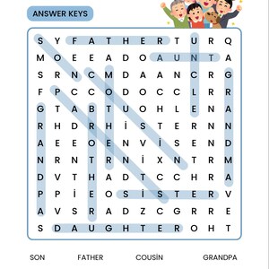 Fun Easy Word Search for Children - Etsy