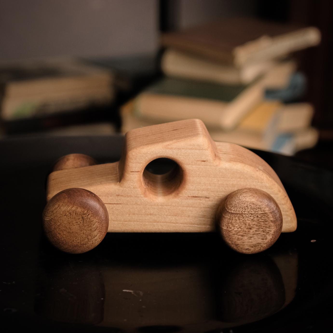 Wooden Hot Rod Car | Handcrafted Wooden Toy Car | Minimalist Natural ...