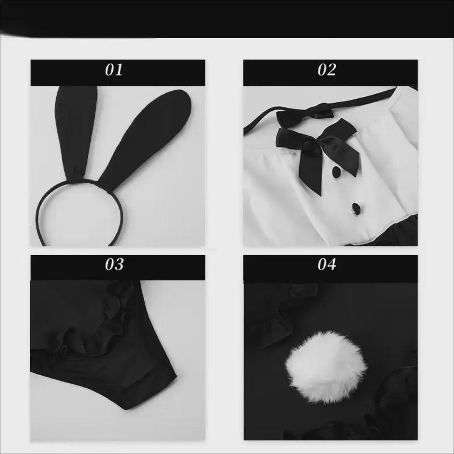 Rabbit Maid Cosplay Lingerie: Seductive Bunny Outfit - Etsy