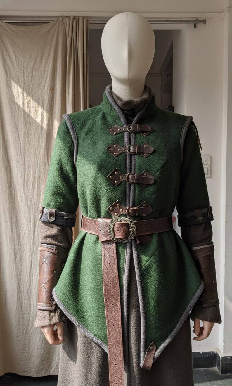 Women’s Medieval Gambeson Armor Jacket, Padded Arming Doublet With ...