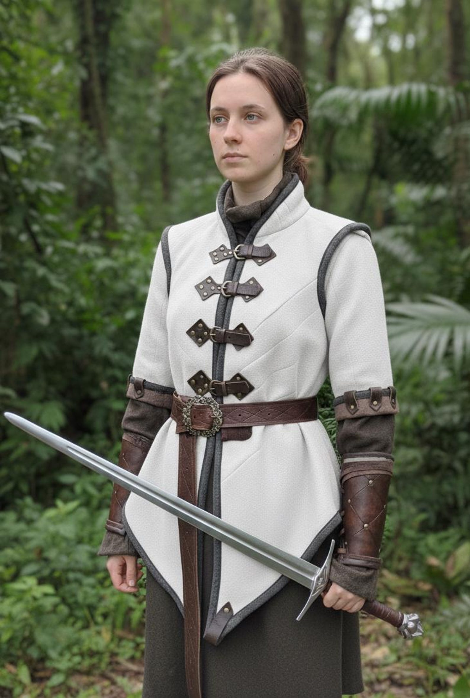 Women’s Medieval Gambeson Armor Jacket, Padded Arming Doublet With ...