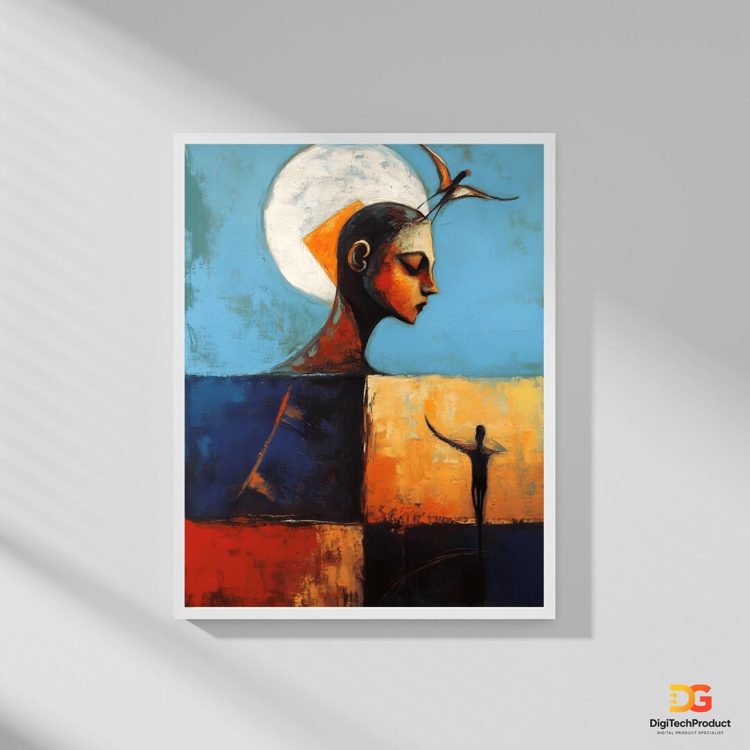 Abstract Figurative Wall Art Bundle 300 Printable Posters ...