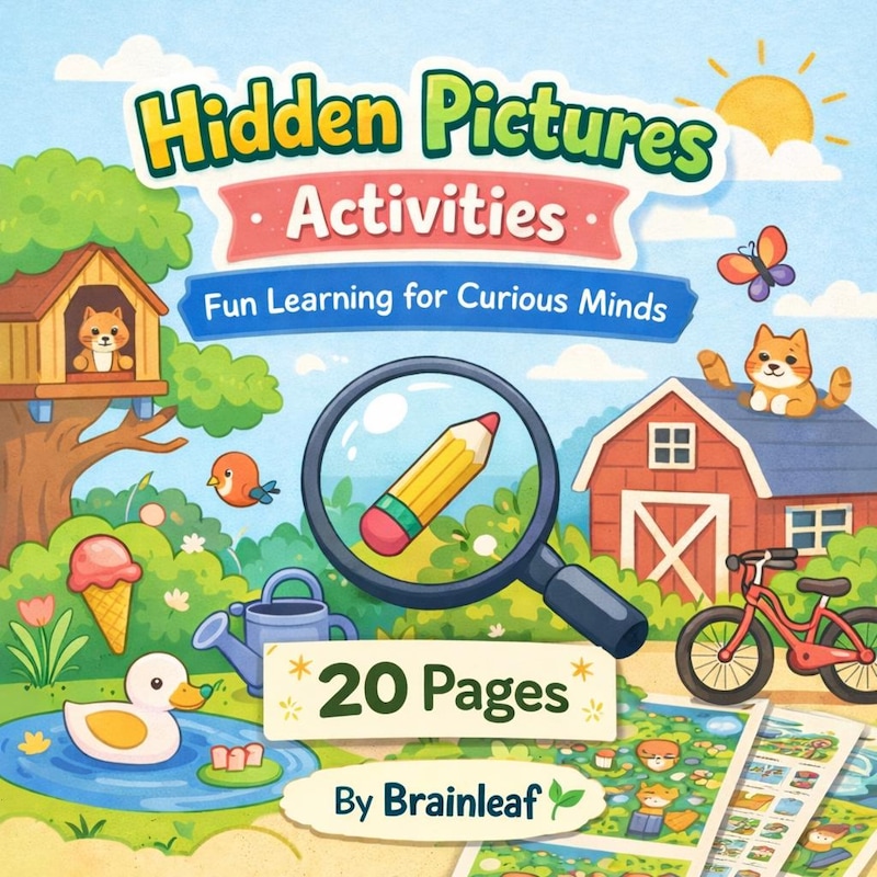 Find Hidden Picture Page - Etsy UK