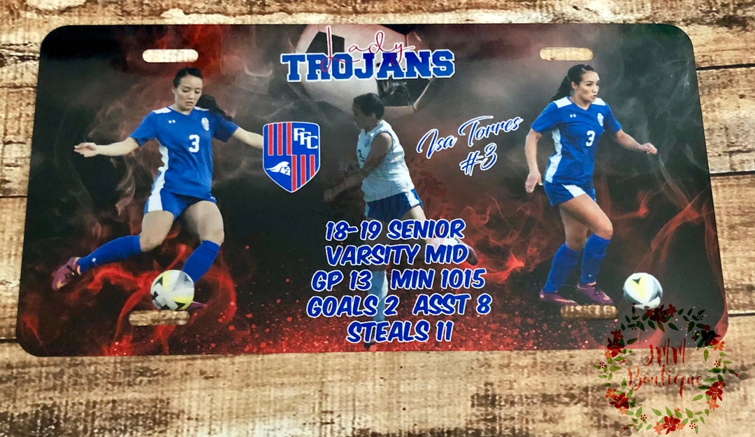 Custom Keepsake Sports License Plates - Etsy