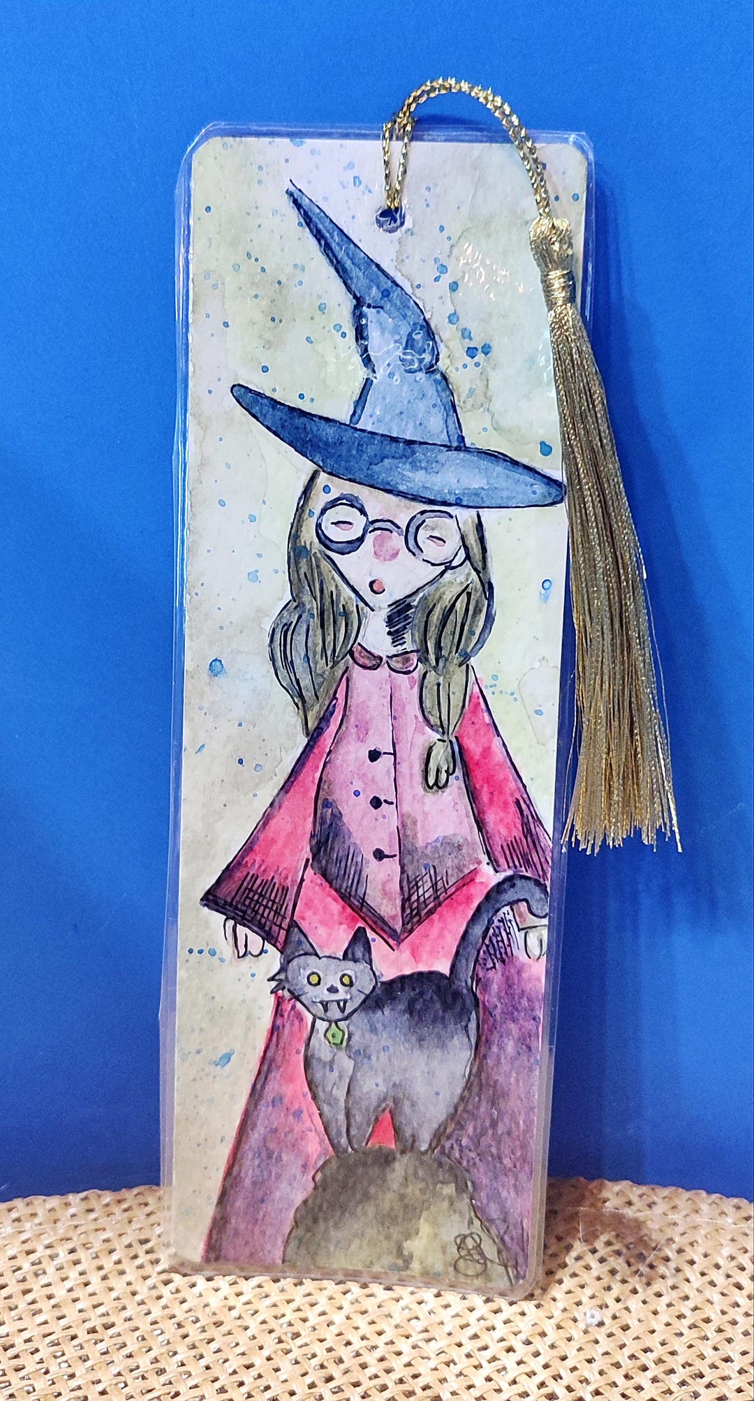 Witch Bookmarks, Hand-painted. Watercolor. Size: 5x15cm. - Etsy Canada
