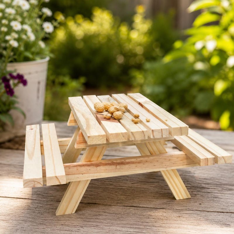 Small Picnic Table Wooden - Etsy