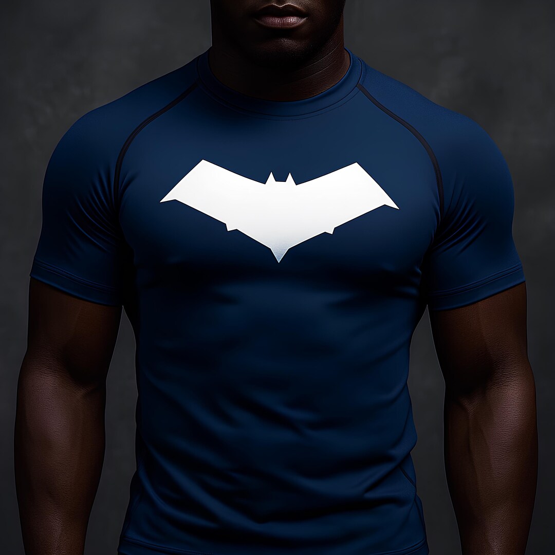 Y2K Anime Compression T-shirt Men and Women | Quick Dry Gym Shirt | Bat ...