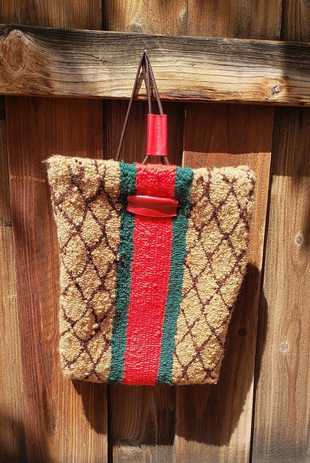 Handmade Tufted Rug Purse - Luxe - Etsy