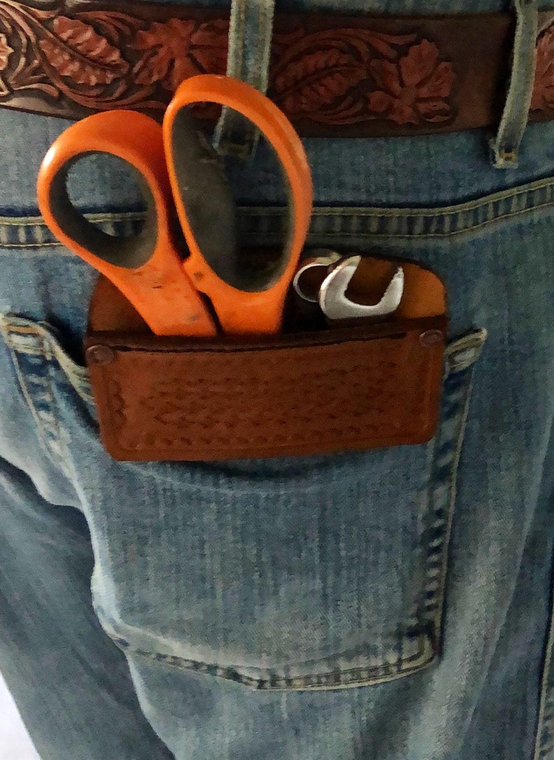 Pocket Protector for Tools Jeans - Brown Personalized - Etsy