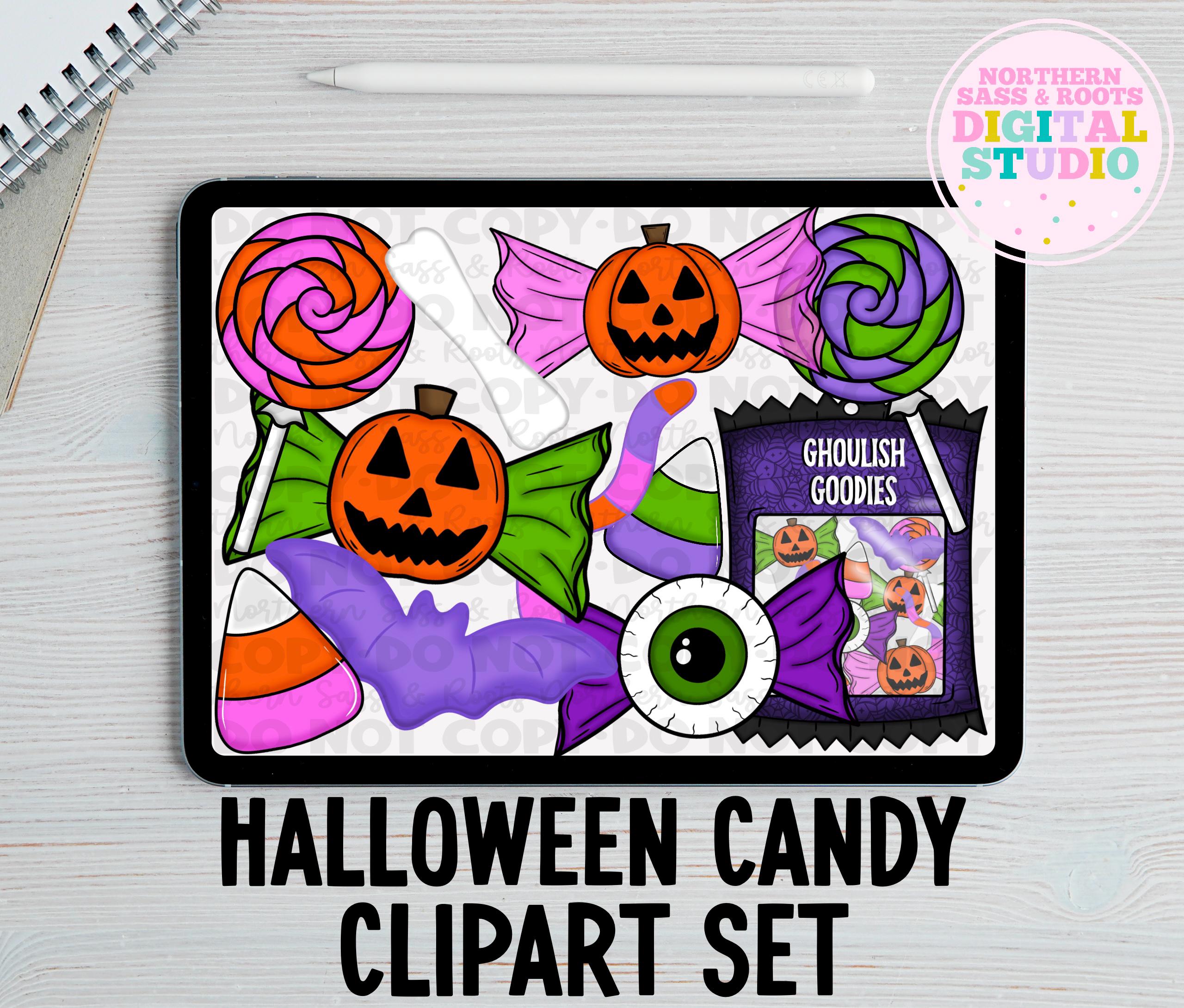 Halloween Candy - Clipart - Digital Designs - Digital Download - PNG ...