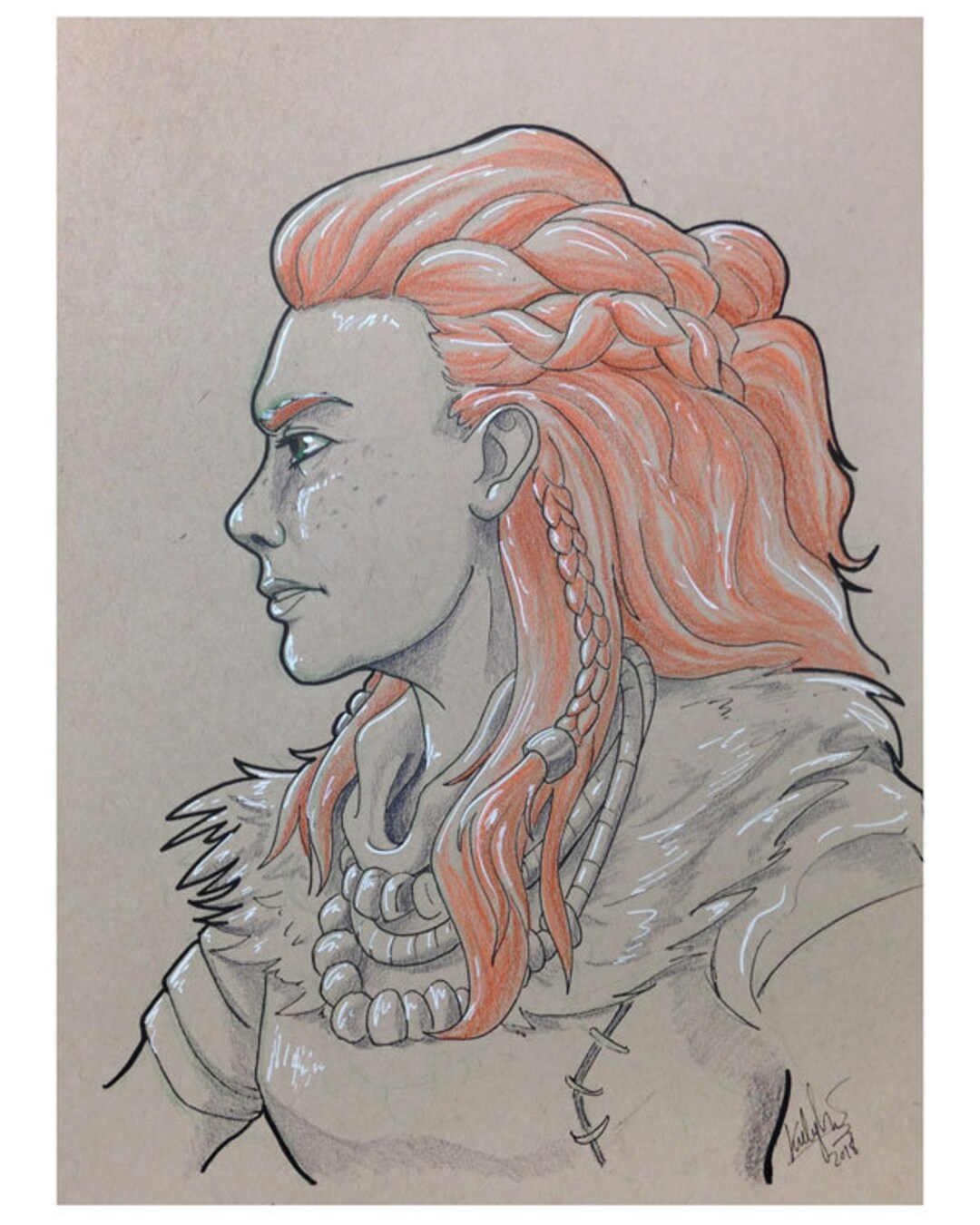 Machine Hunter Aloy Horizon Zero Dawn Print - Etsy