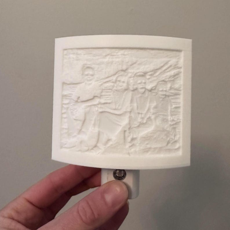 Personalized Photo Lithophane Night Light | Personalized Gift Photo - Etsy