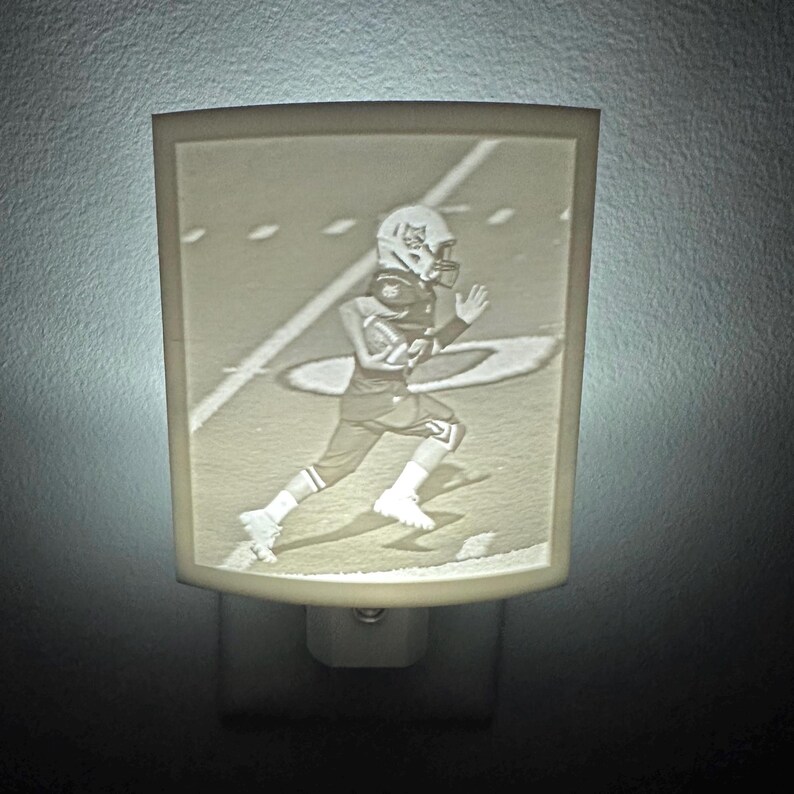 Personalized Photo Lithophane Night Light | Personalized Gift Photo - Etsy