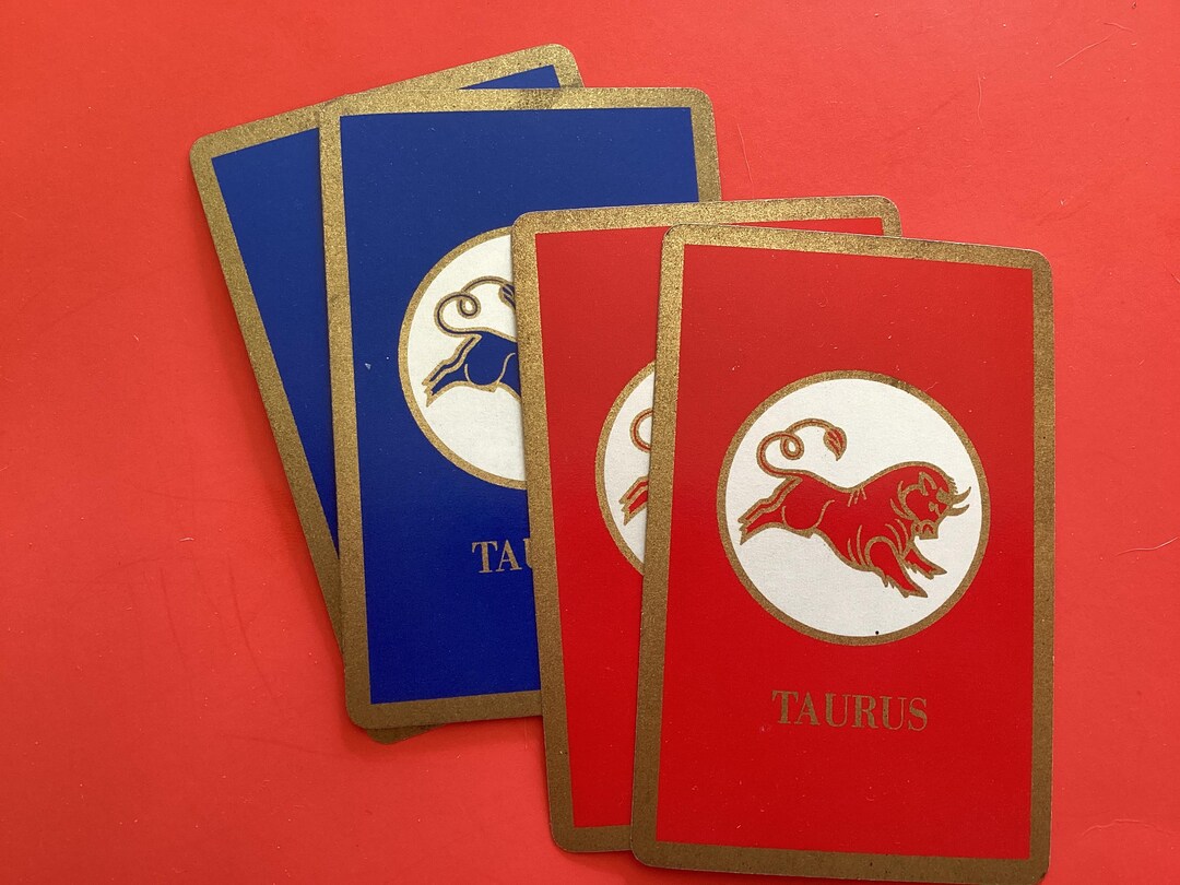 Pair Vintage, Playing Cards, Taurus Horoscope, Junk Journal ...