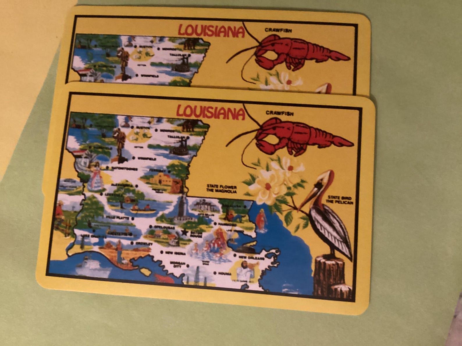 Vintage Playing Card, New Old Stock State of Louisiana - Etsy