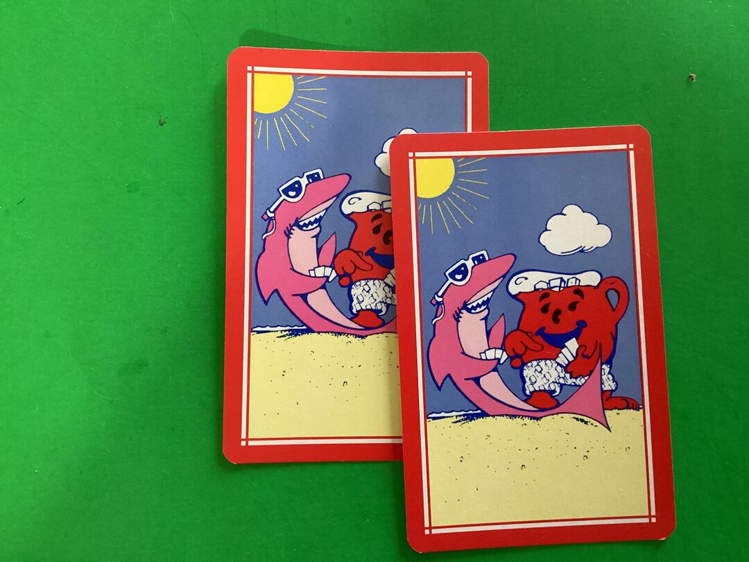 Vintage Advertising Playing Card, New Old Stock Kool-aid Junk Journal ...