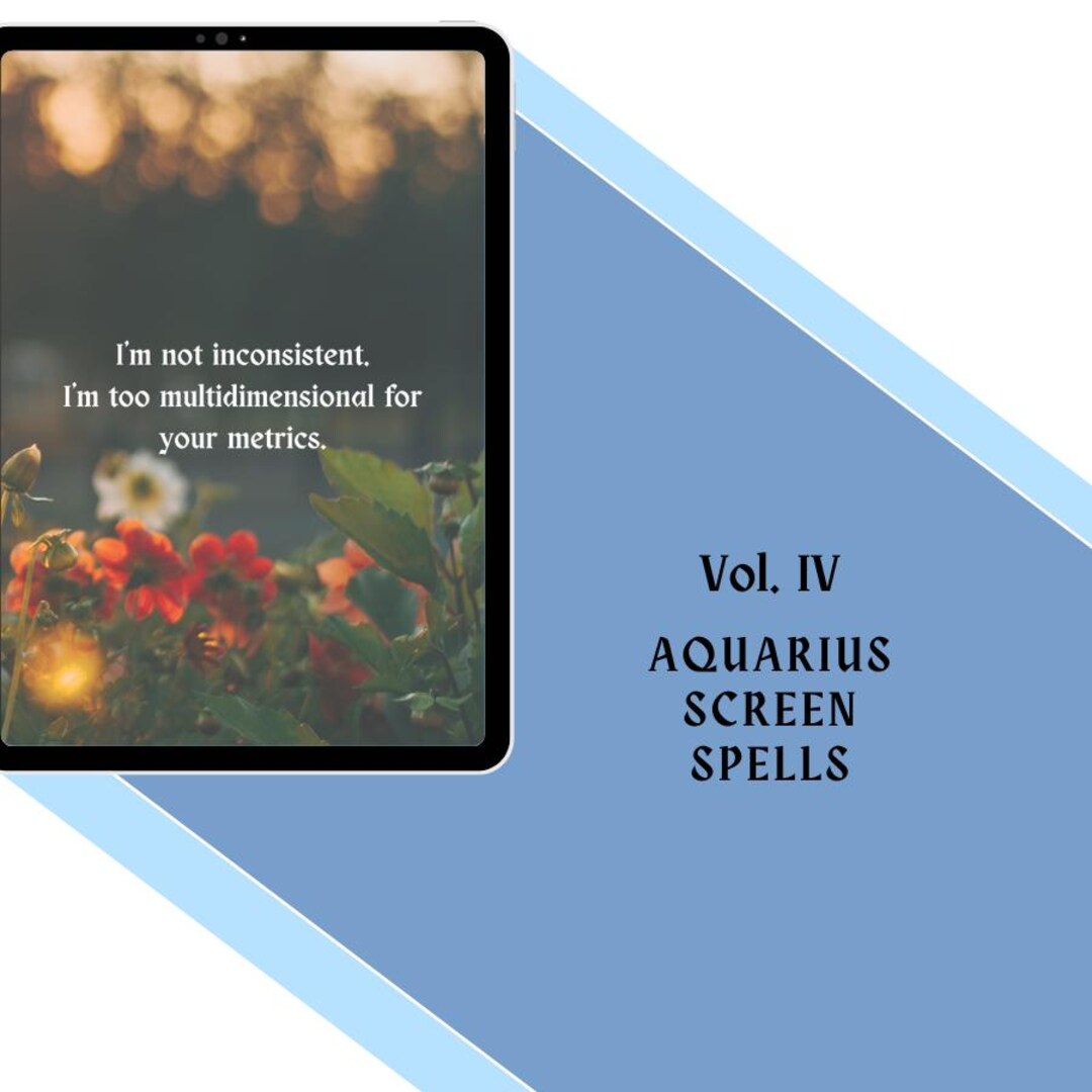 Aquarius Vol IV Digital Zodiac Phone Screen Downloads - Astrology ...