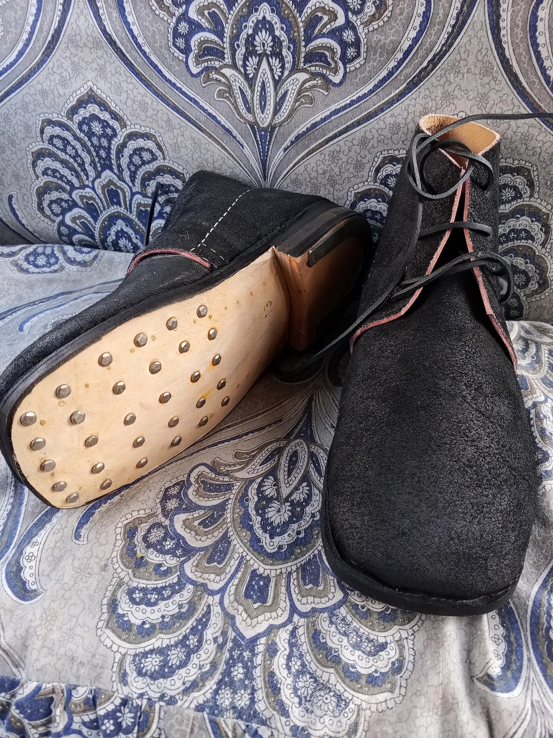 Handmade Civil War Brogan Boots | Leather 19th Century Military ...