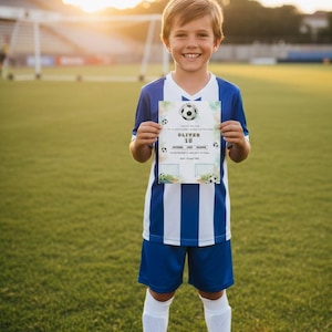 Editable Soccer Birthday Invitation, Sports Theme (canva Template) - Etsy