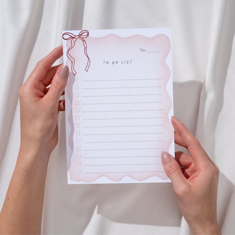 Aesthetic Pink to Do List Printable, 30-day Daily Planner, Cute A4 ...