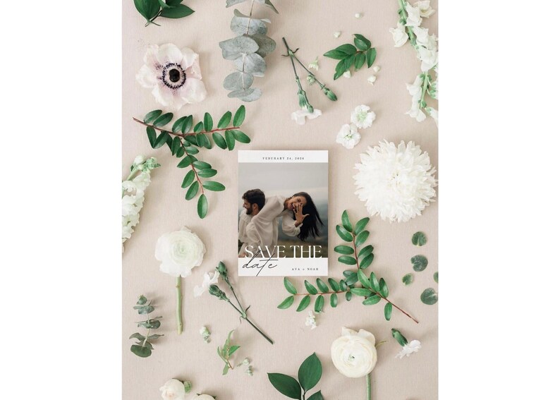 Save the Date Template, Printable Card (digital Download) - Etsy