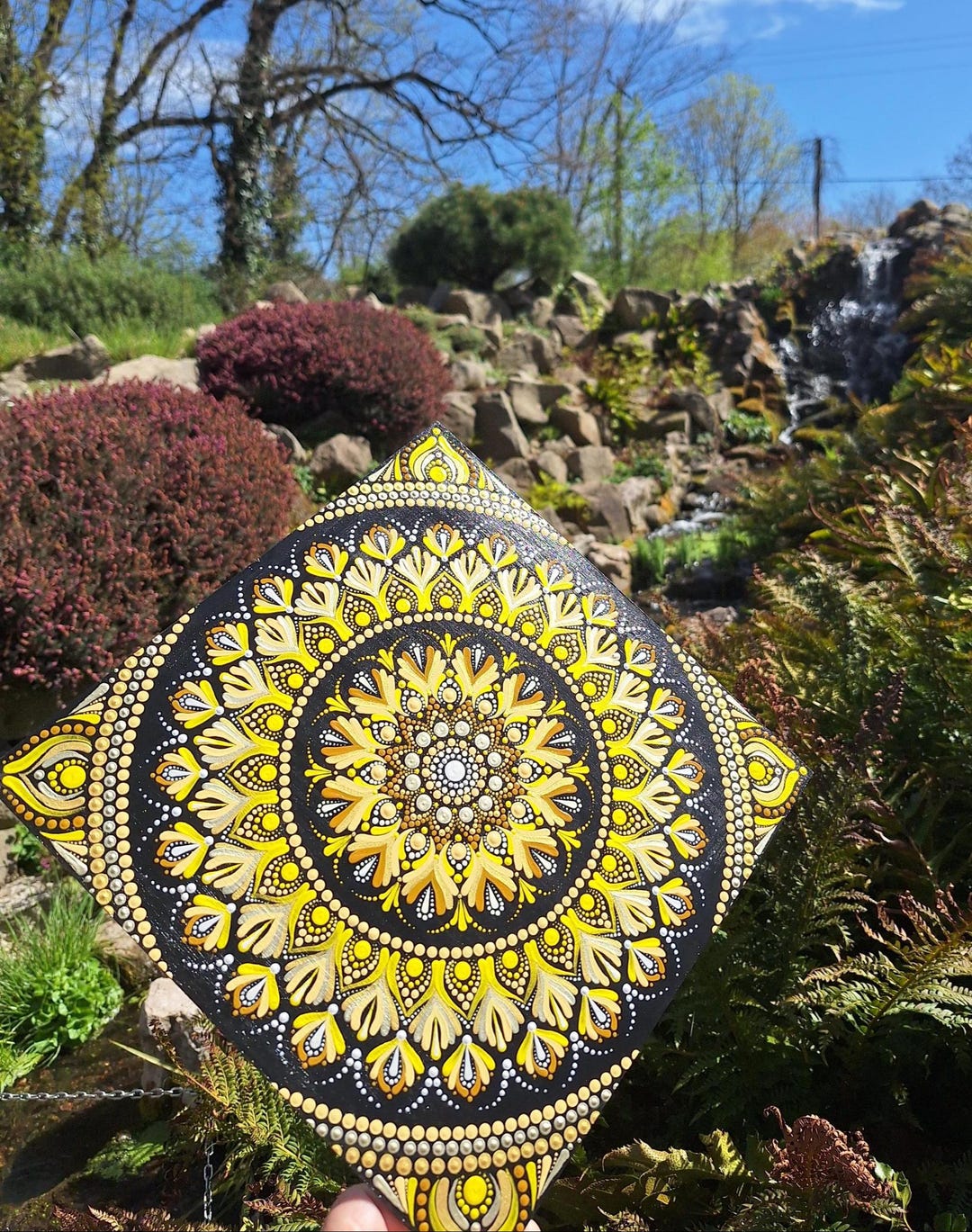 Solar Plexus Chakra Mandala - Etsy