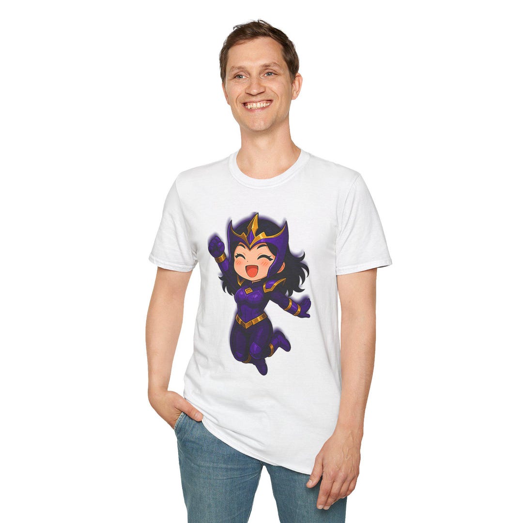 Amethyst Dominion Shirt | Cute Chibi Superhero T-shirt - Etsy