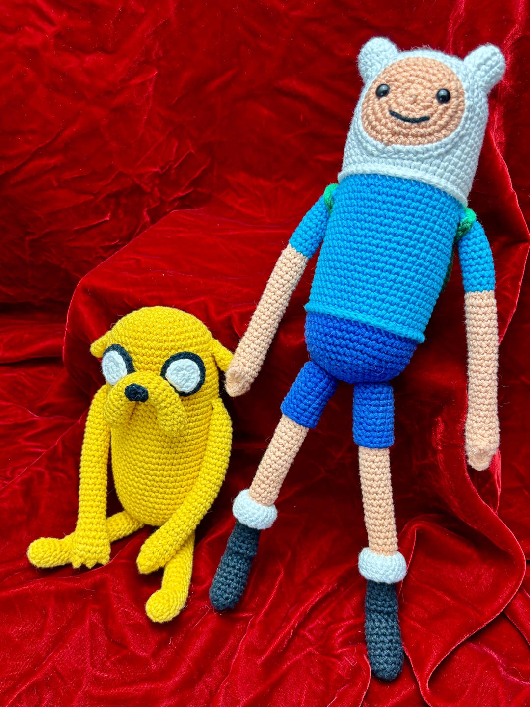Jake and Finn Amigurumi Plushies - Etsy