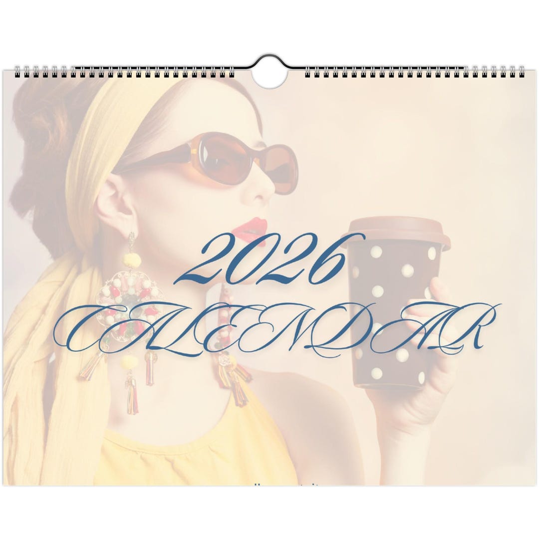 Single Sided Letter Size Wall Calendars 2026 (US & CA) - Etsy