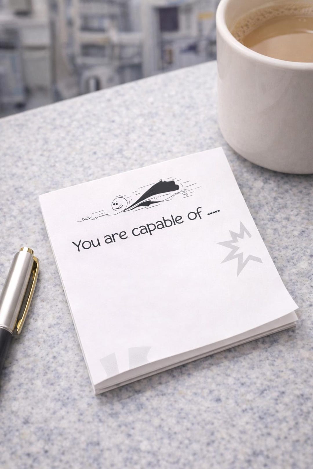 You Are Capable of Motivational Post-it Note Pads | Encouragement ...