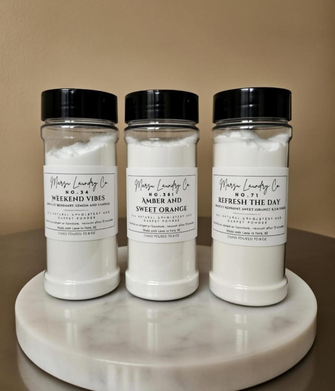 Carpet Deodorizer Powder Natural Upholstery Freshener Essential Oil Pet ...