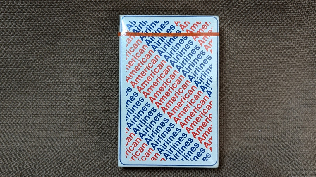 Vintage 1970s American Airlines Playing Cards Deck NEW Factory Sealed ...