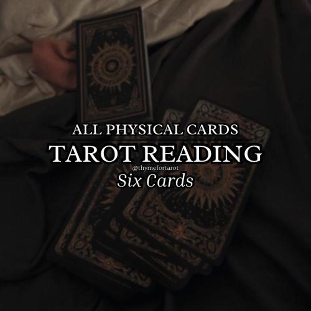6 Card Custom Tarot Spread - Physical Cards - Etsy