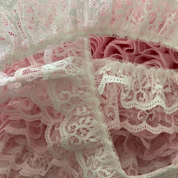 Double Ruffle Lace - Etsy