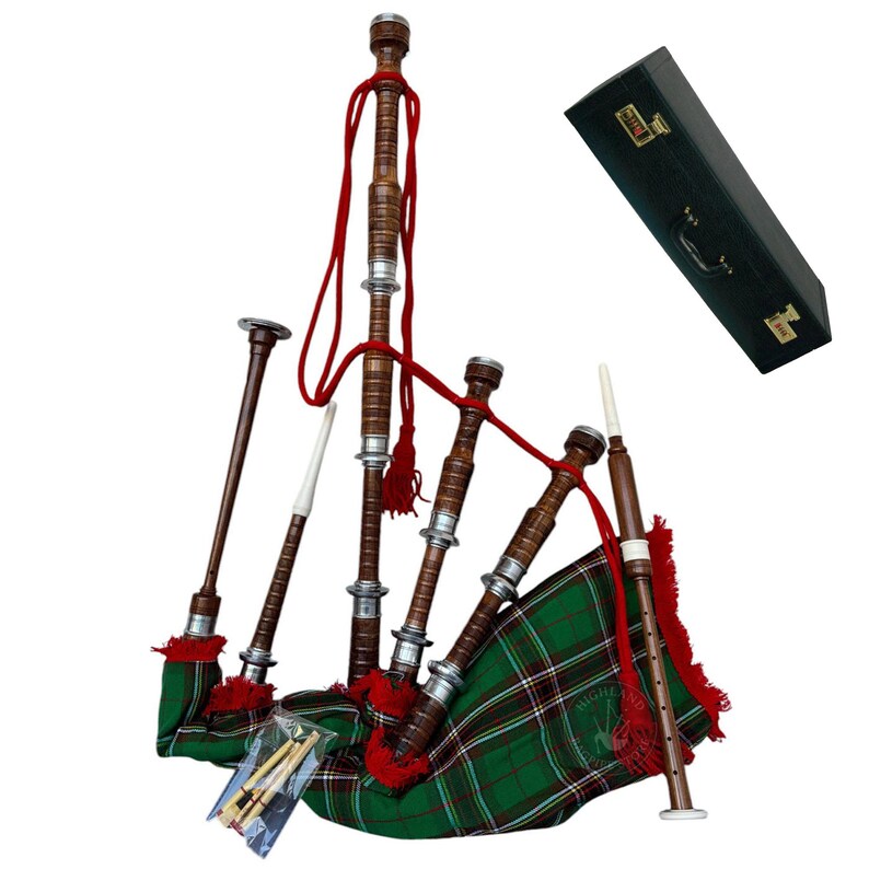 Tara Murphy Bagpipe Set - Drones, Reeds & Guide Book Included - 70 ...