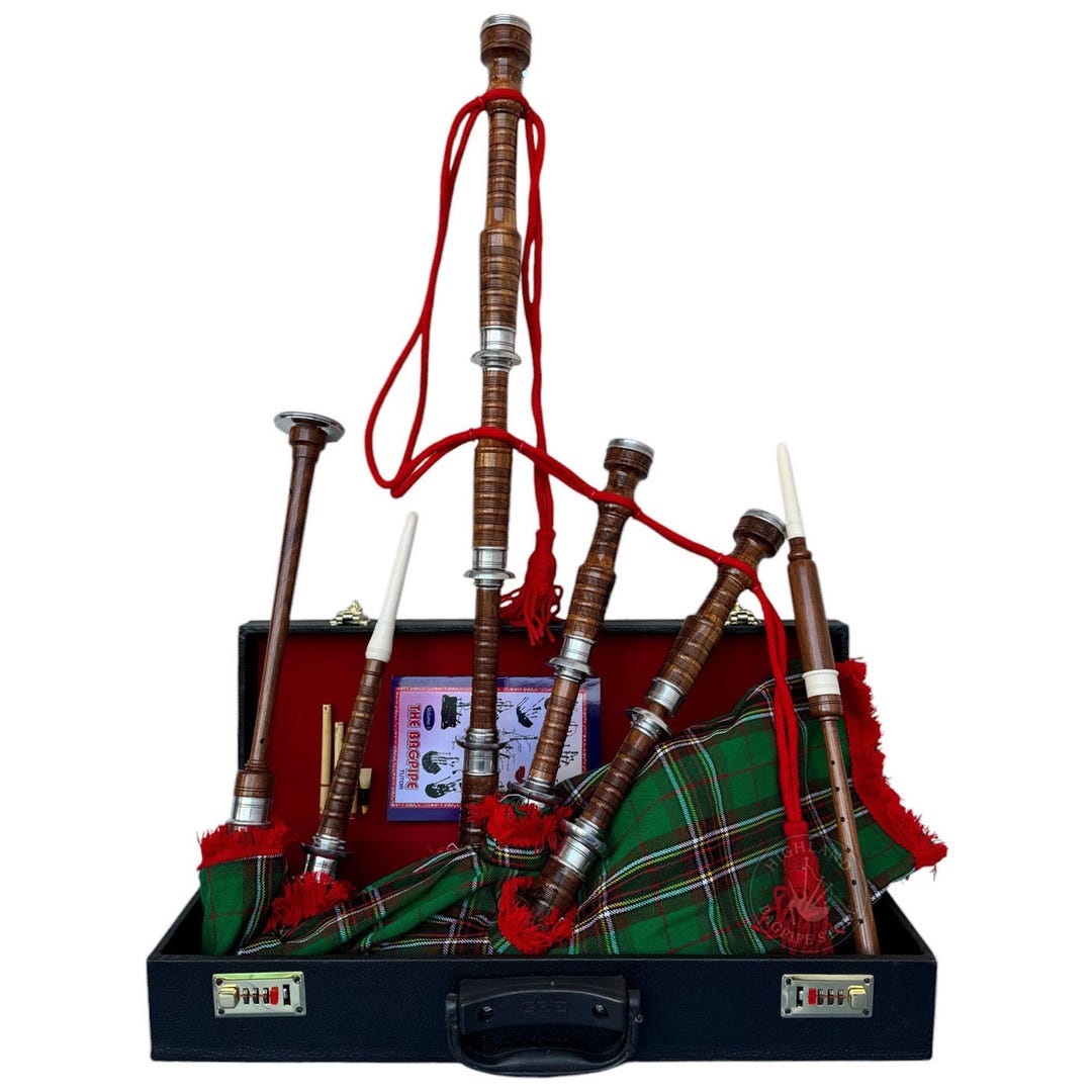 Tara Murphy Bagpipe Set - Drones, Reeds & Guide Book Included - 70 ...