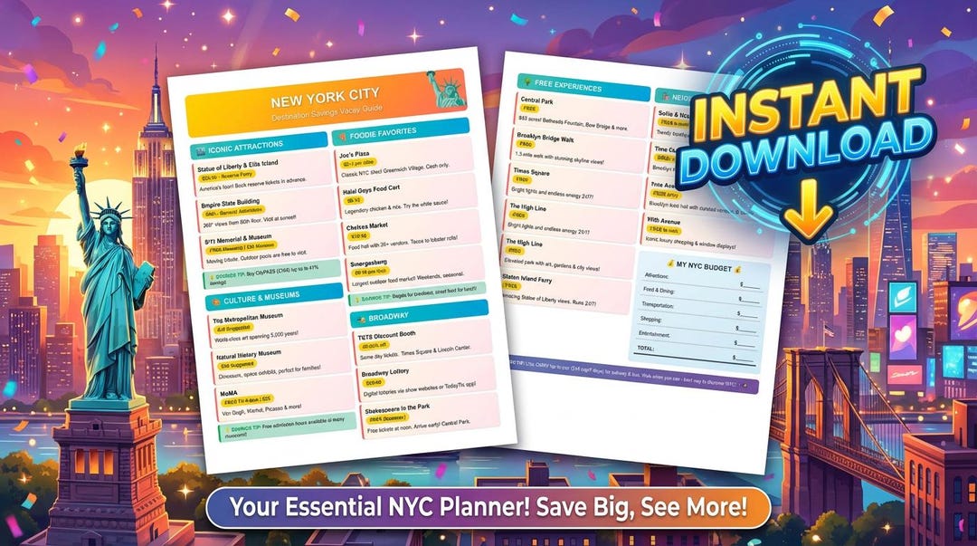 New York City Travel Guide | NYC Budget Vacation Planner | Save Money ...