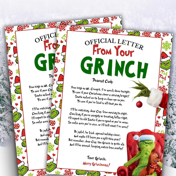 Grinch on Shelf - Etsy