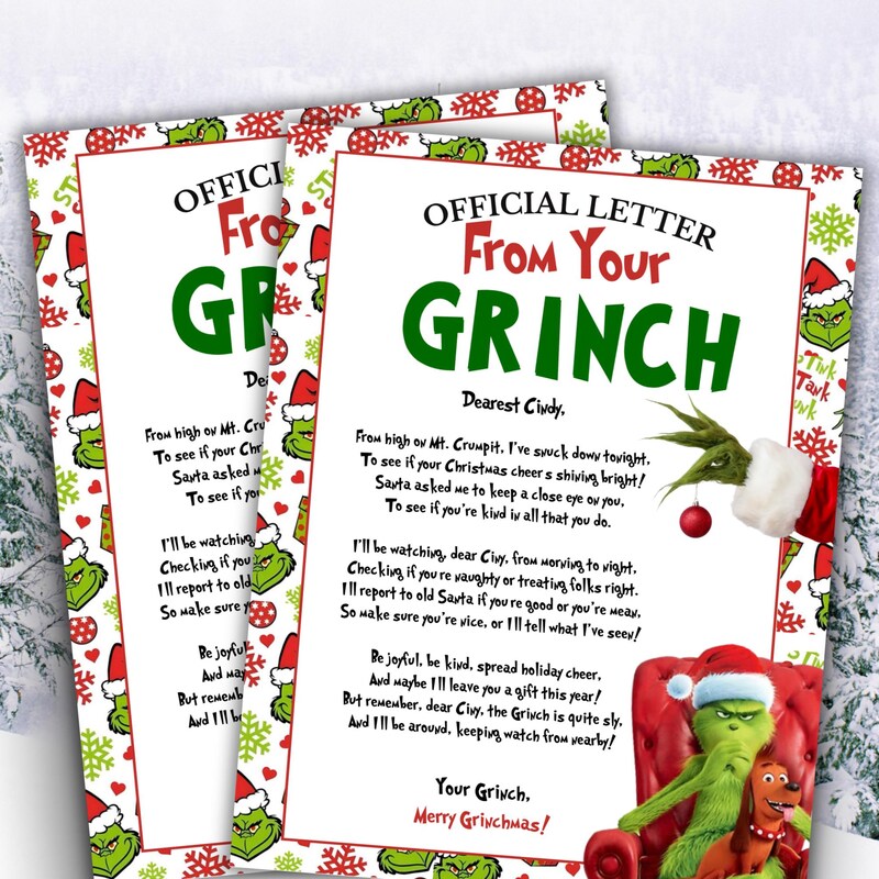 Grinch Border - Etsy