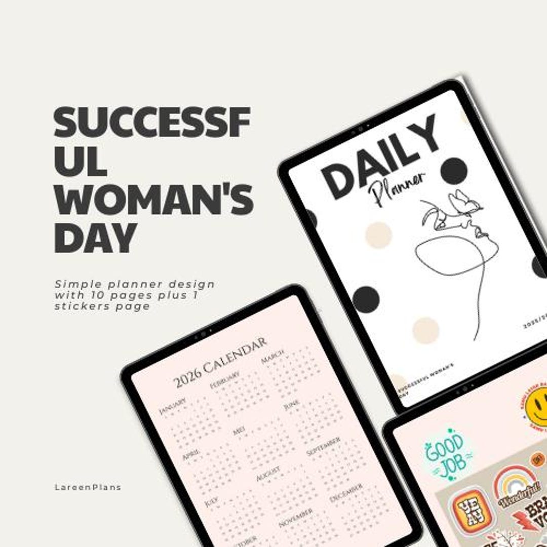 Successful Woman’s Planner | Daily Weekly Organizer for Women ...