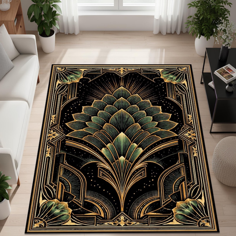 Art Deco Rugs - Etsy