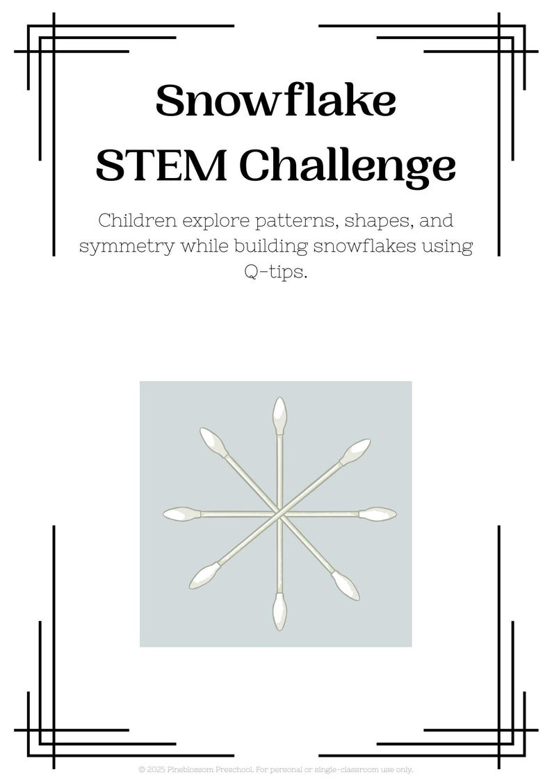 Snowflake STEM Challenge - Etsy