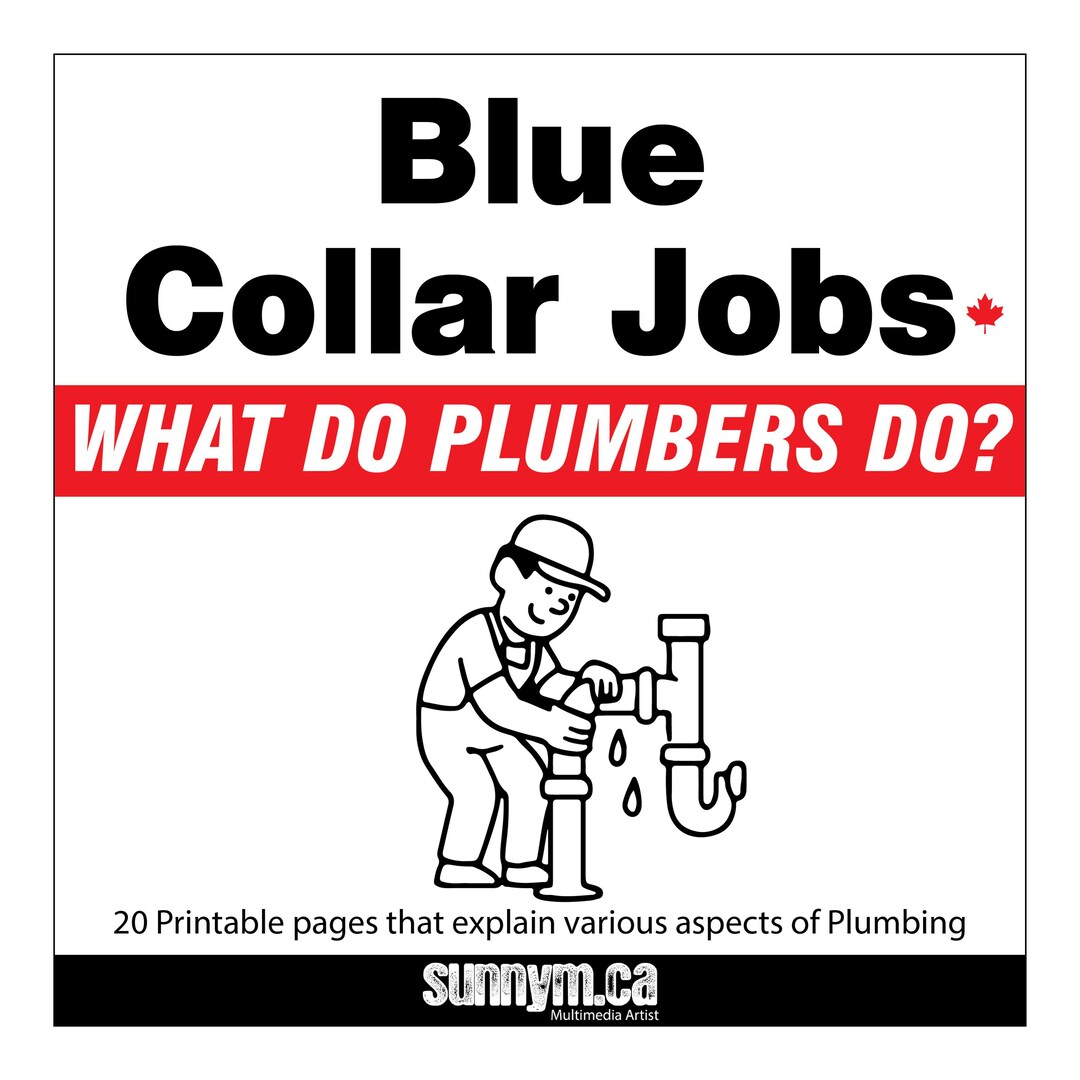 What Do Plumbers Do? A Printable Lesson About Plumbers - Etsy