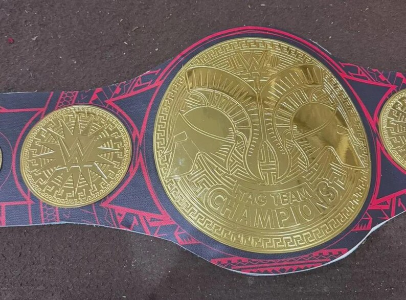 Custom USOS Tag Team Championship Belt |TAGTEAM Handmade Replica Title ...