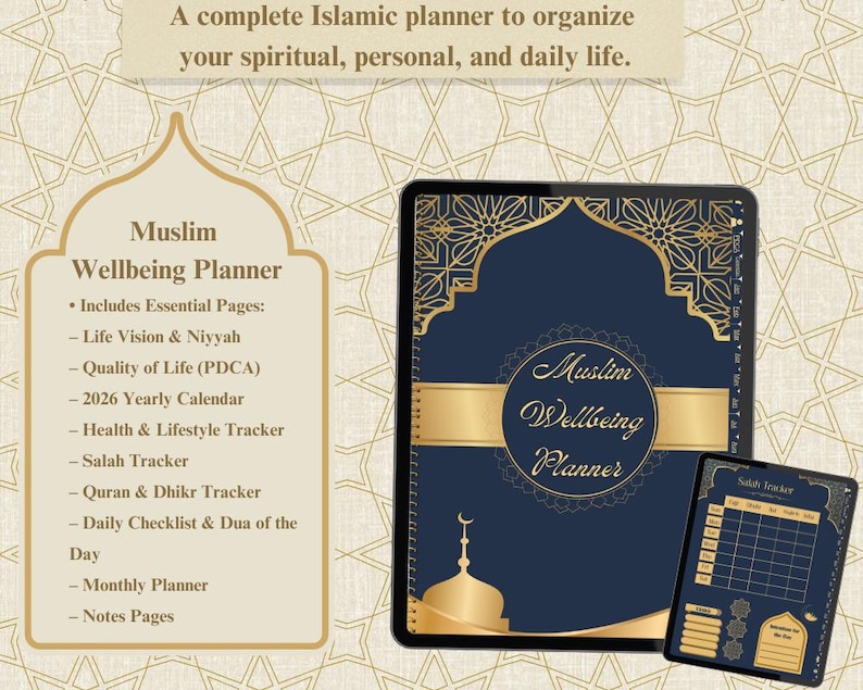 Islamic 2026 Planner | Muslim Productivity Planner | Printable Islamic ...