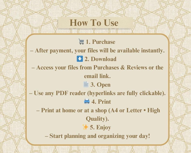 Islamic 2026 Planner | Muslim Productivity Planner | Printable Islamic ...