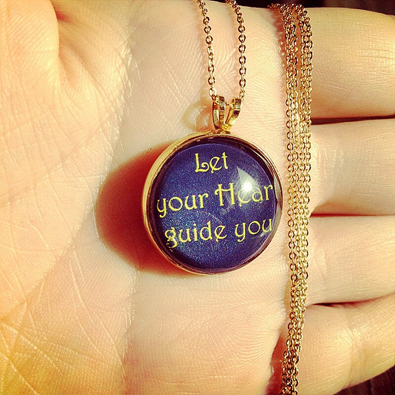 Motivational Quotes Words, Empowering Message, Motto Necklace ...