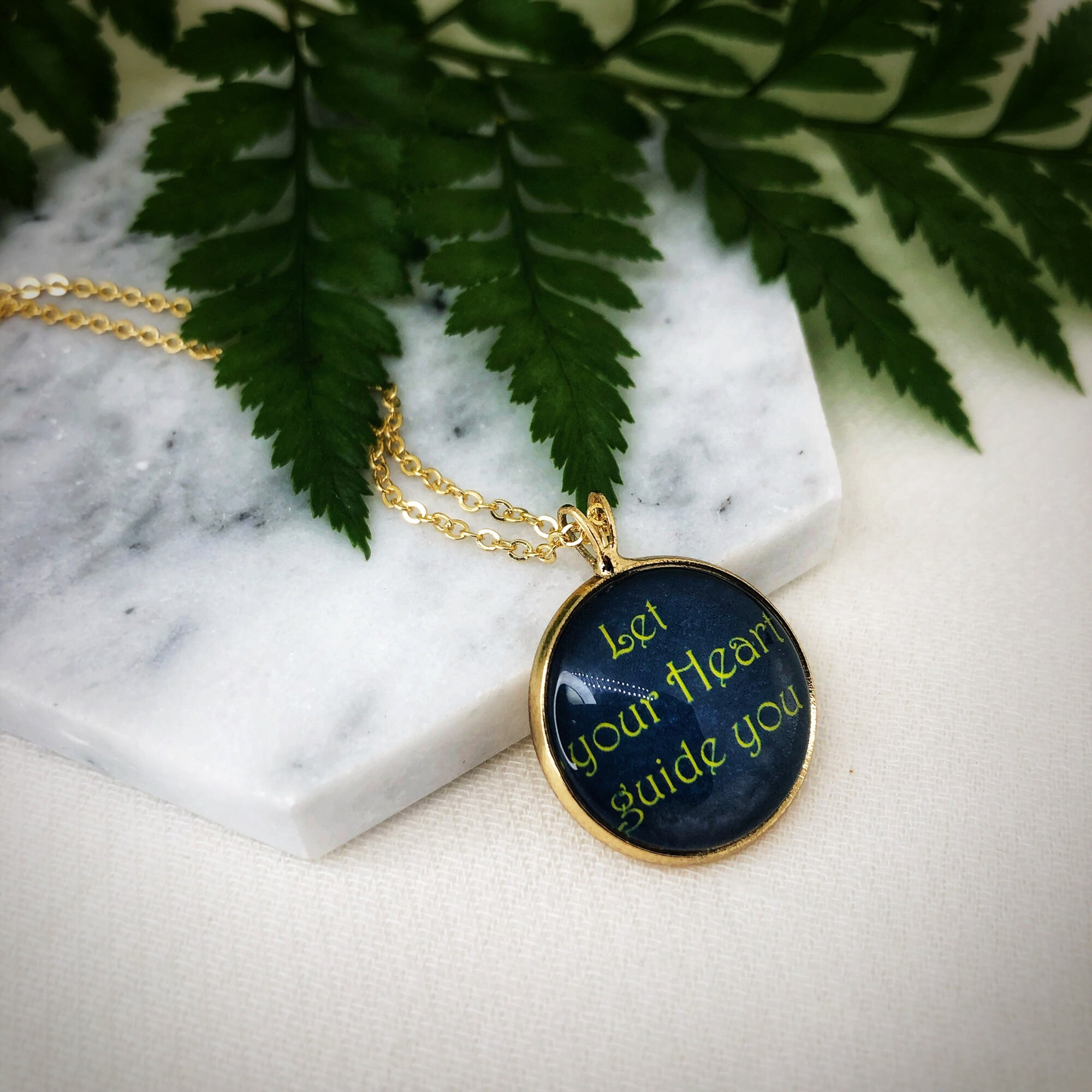 Motivational Quotes Words, Empowering Message, Motto Necklace ...