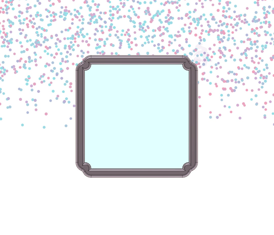 Square Plaque 1 Cookie Cutter - Etsy