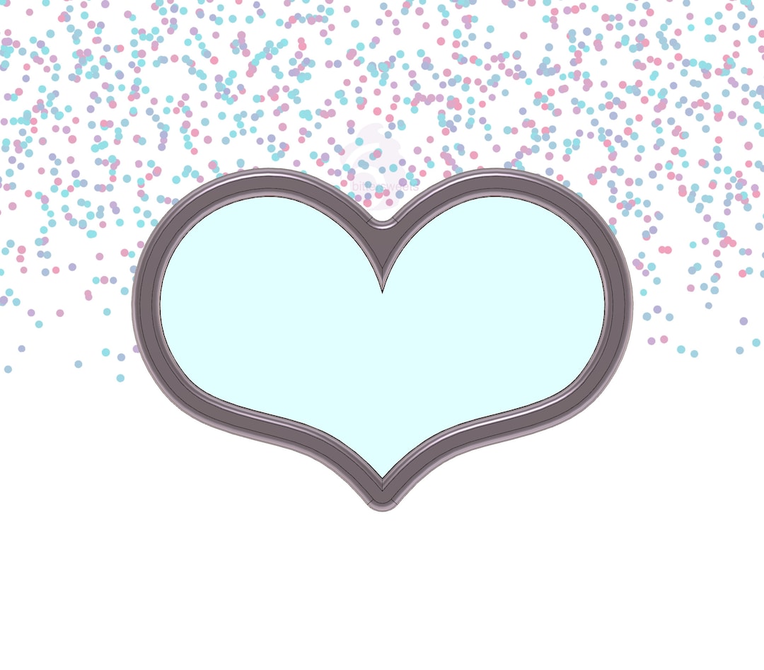 Wide Heart Cookie Cutter - Etsy